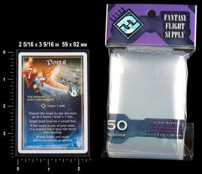 Fantasy Flight 59mm x 92mm - Standard Euro Game Size Card Sleeves