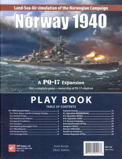PQ-17 Arctic Naval Operations - Norway 1940 Expansion