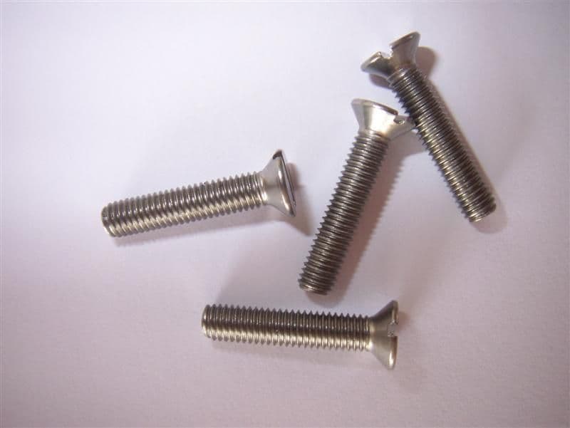 M5 x 25mm Machine Screw Stainless Steel 10 PK