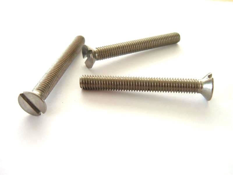 M6 x 50mm CSK Machine Screw Screws Stainless Steel 10Pk