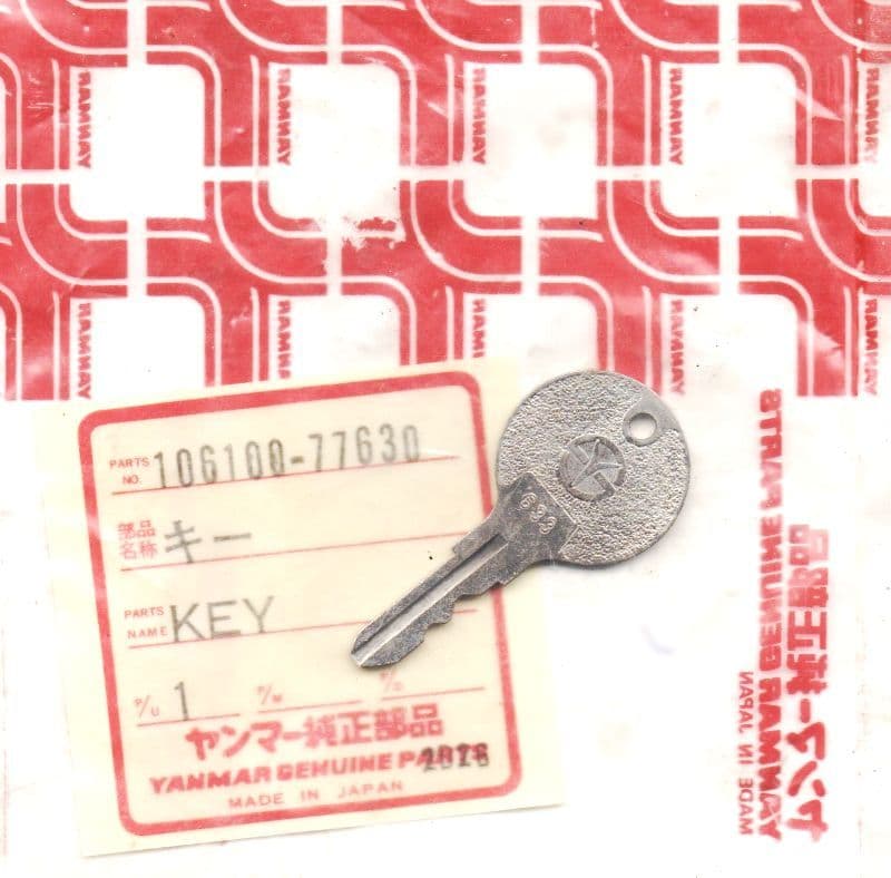 Yanmar Replacement Ignition Key 106108-77630