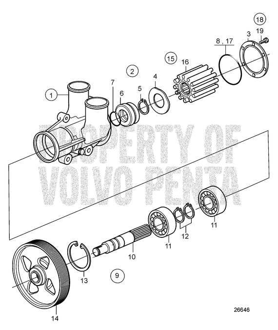 LATER D6 Impeller 24139373 replaces 22994993 21951358