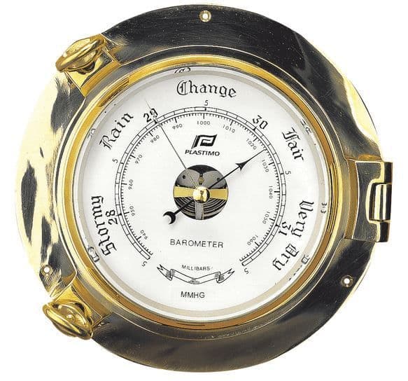 Plastimo Solid Brass 6 inch Barometer