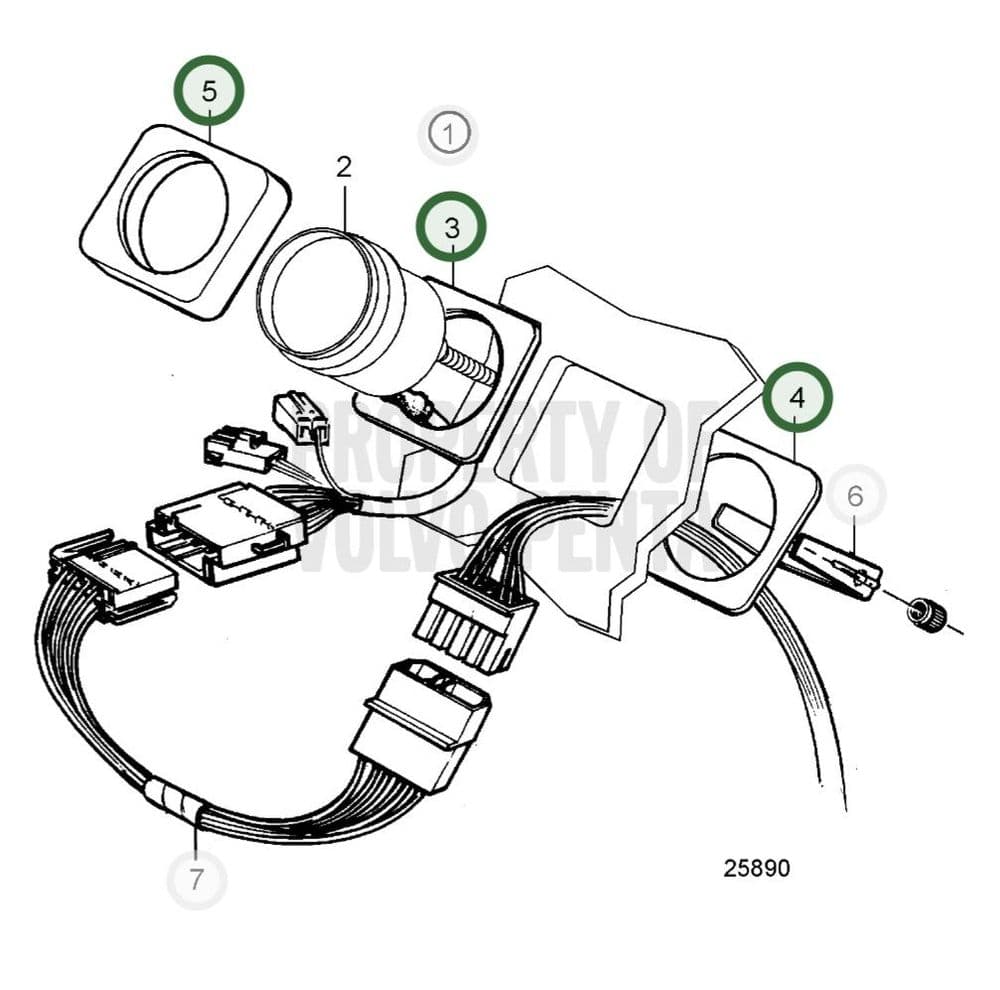 Trim Gauge Instrument Cover Plate 872390