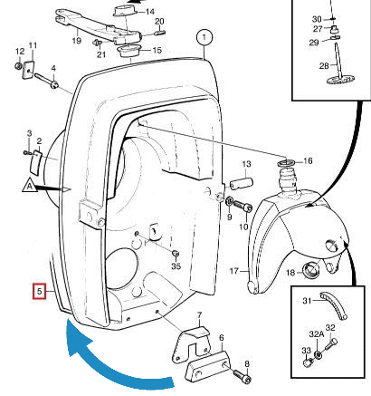Volvo Penta 852868 Sealing Strip for TransomShield and Connecting Drive ...