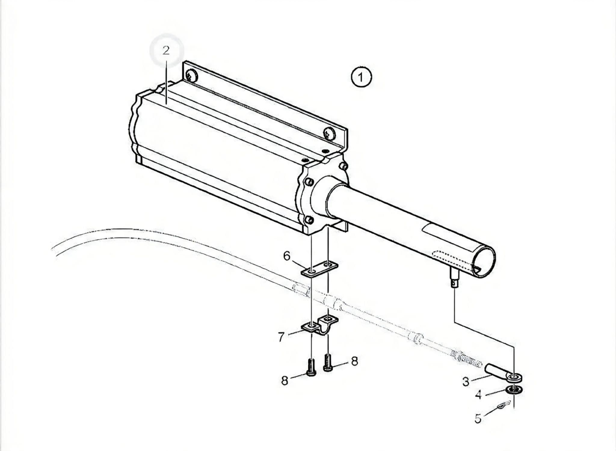 Volvo Penta Actuator Part 22663814 DPH DPR D4 D6 also petrol/gas ...