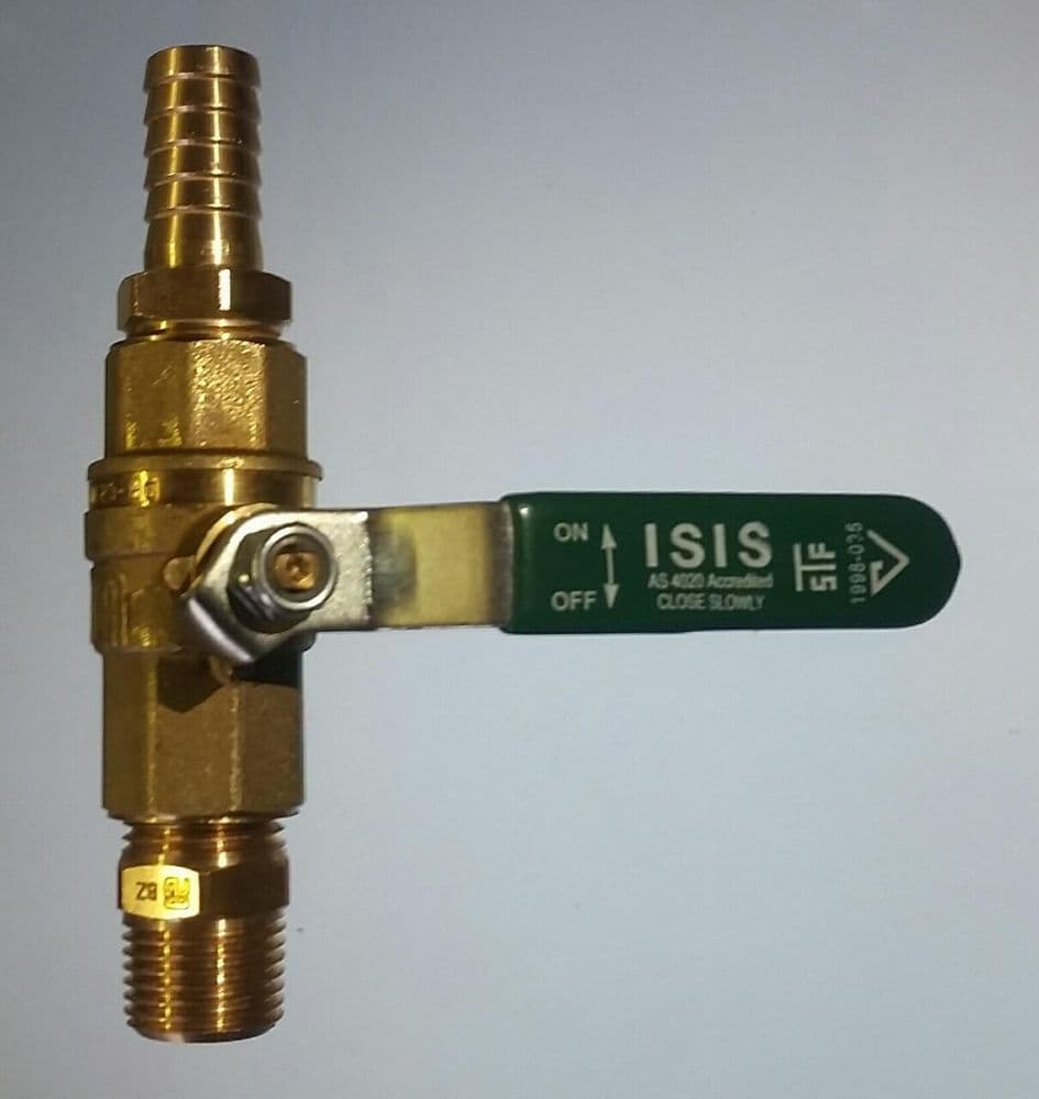 Volvo Penta Saildrive Seacock ball valve Bronze DZR stainless