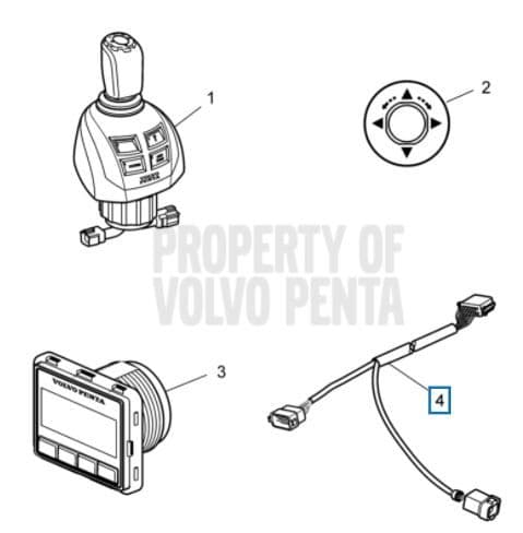 Volvo Penta Steering Adaptor Harness Cable 21421926