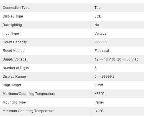 Solid State Hour Meter