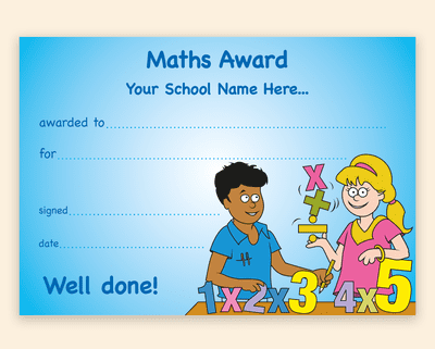 Numeracy Certificates
