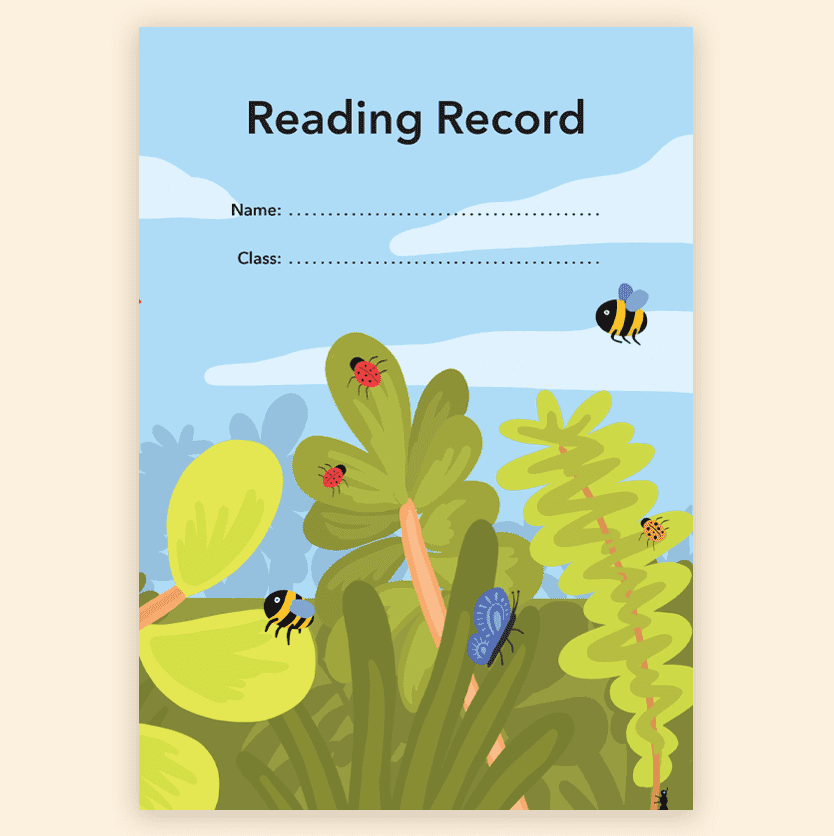 Primary School Reading Record Standard Nature RRS08
