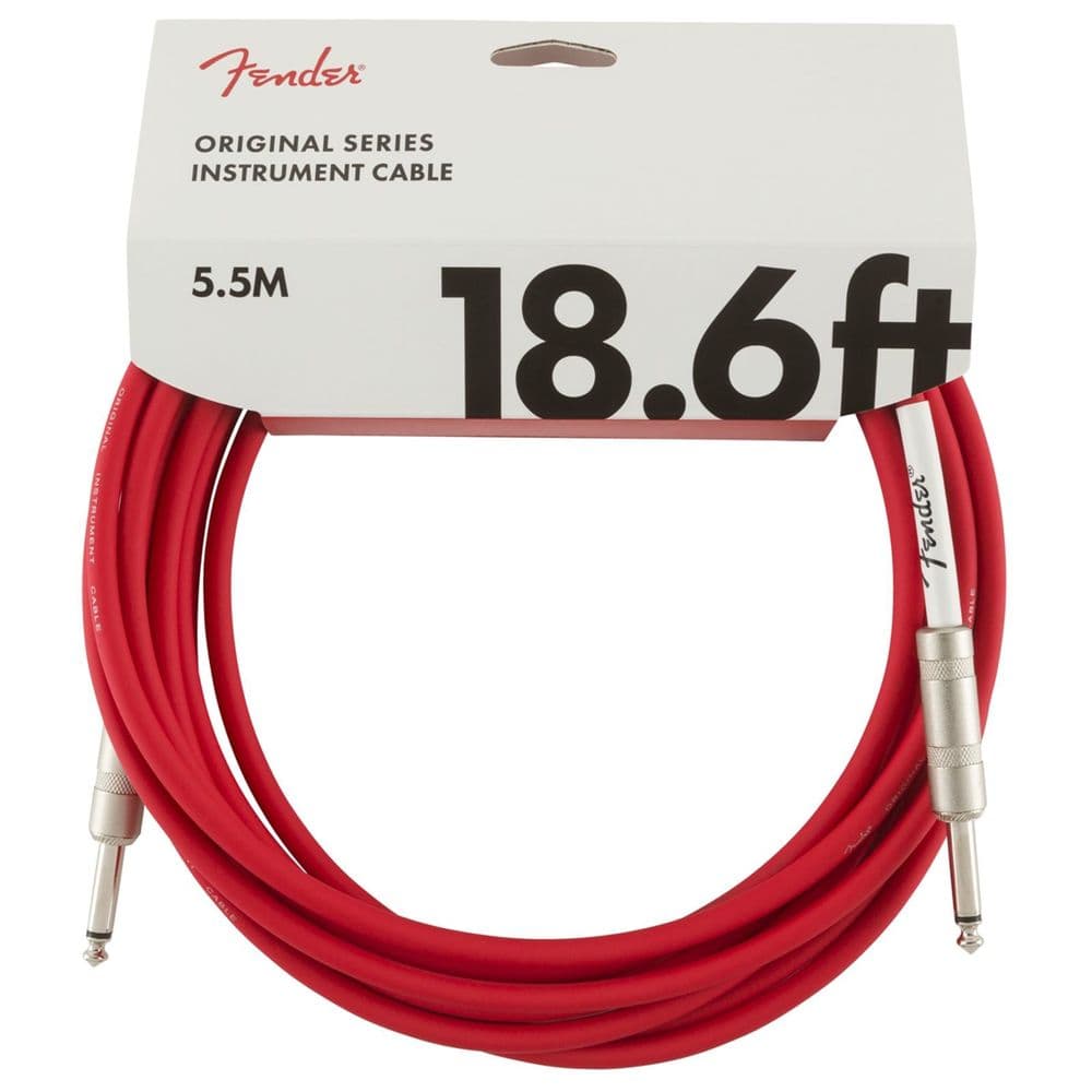 Fender Original Instrument Cable 5 5m/18 6ft Fiesta Red