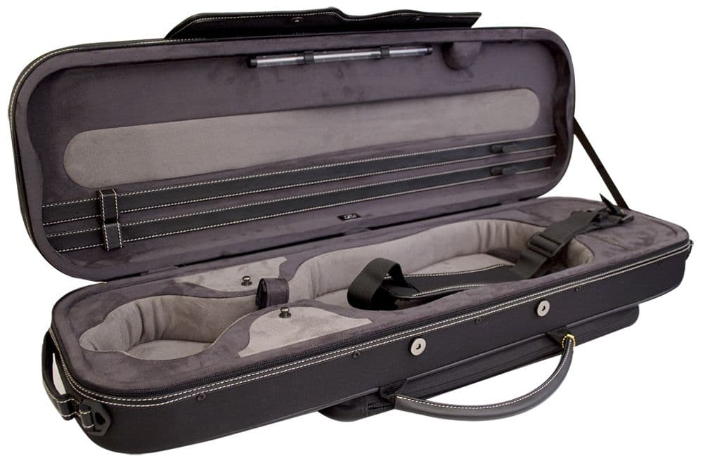 Pedi 16100 Night Stripe Series Violin Case - Black