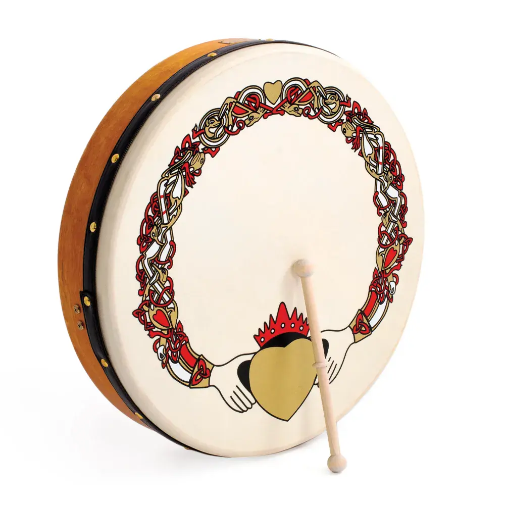 Walton s 18" Bodhran Claddagh Design