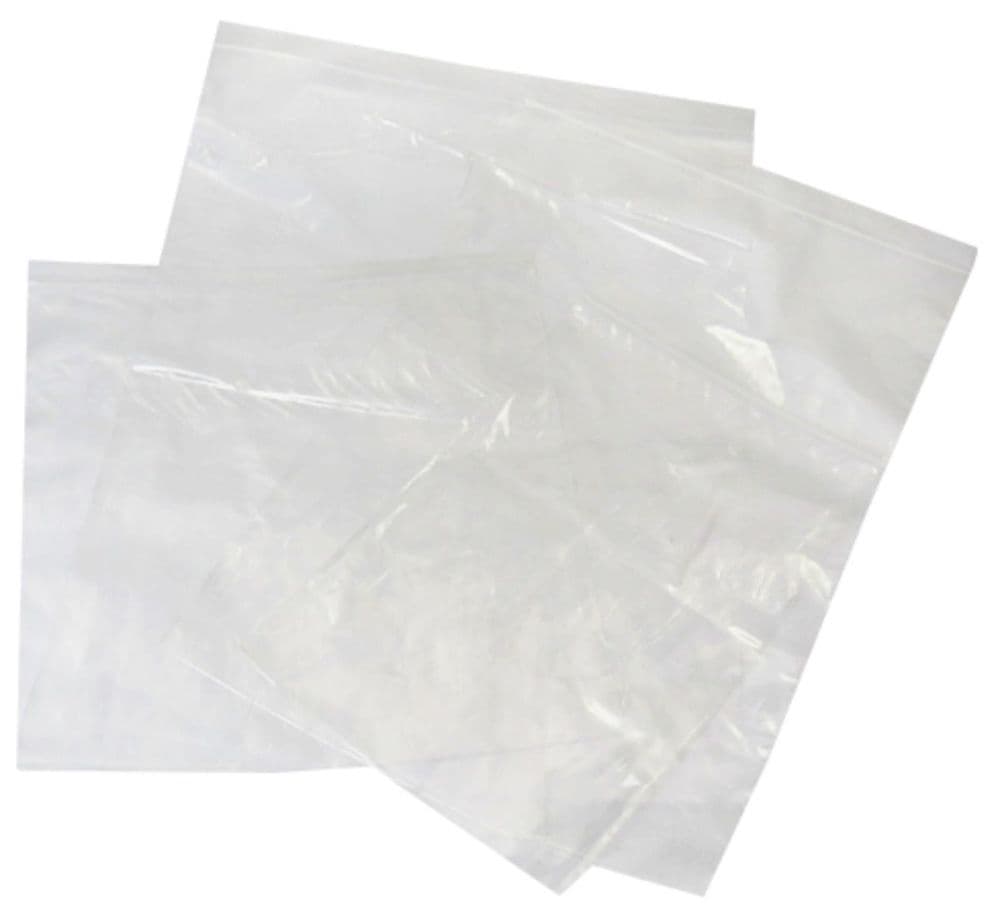 1000 Grip Seal Zip Lock Bags Resealable Size A4 9x12.75" CLEAR ...
