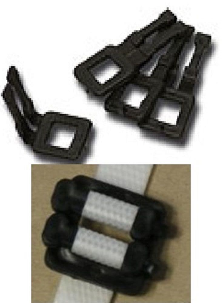 1000 Plastic Buckles For 12mm Pallet Strapping Hand Clips Seals