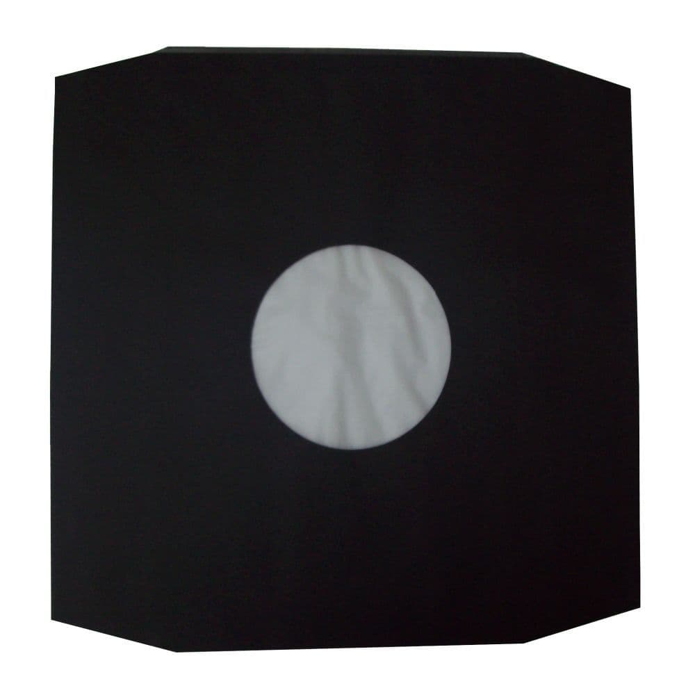 200 x Large Polylined Black Paper 12" LP Record Vinyl Sleeves Inserts
