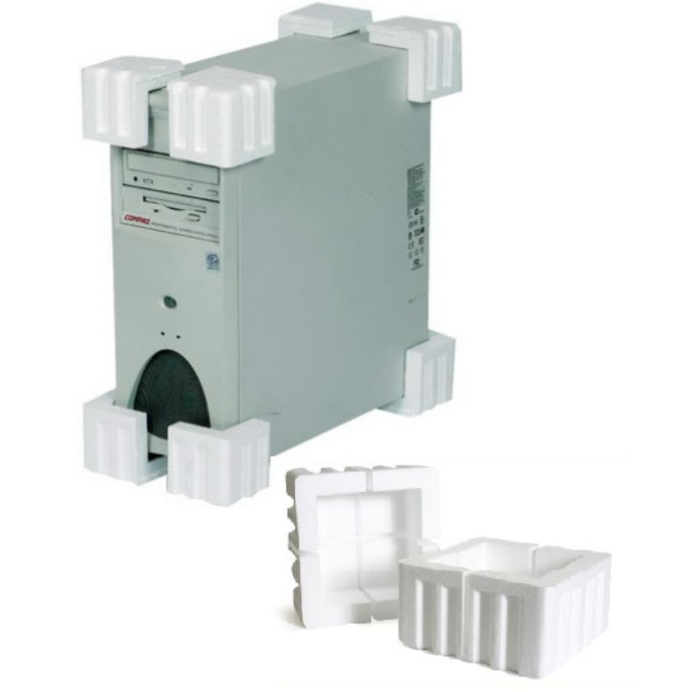 48 x POLYSTYRENE FOAM CORNERS EDGE PROTECTORS EPS70 PACKING 24MM THICK