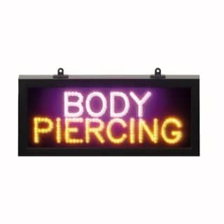 Body Piercing LED Sign LED17