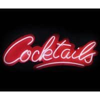 Cocktails Script Neon Sign