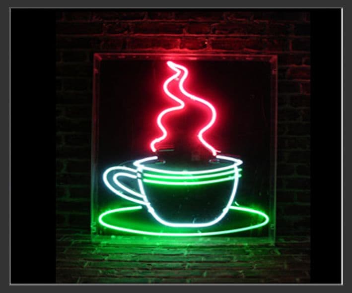 Coffee Cup Neon Sign