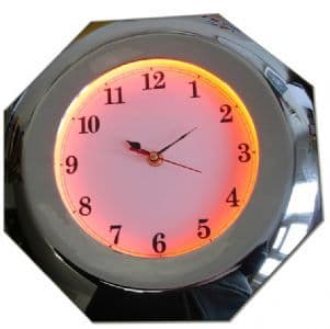 Hexagonal Neon Clock