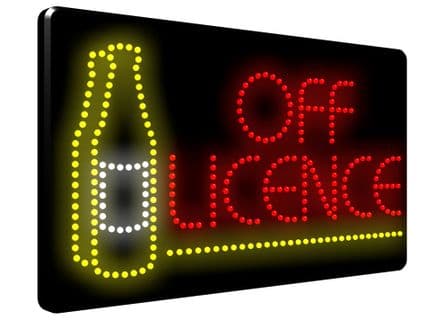 Off License LED Sign LED5