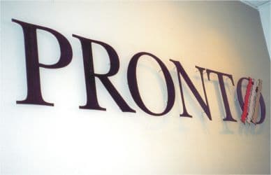 Acrylic Flat Cut Letters 3mm