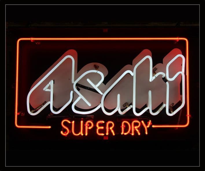 Asahi Neon Sign