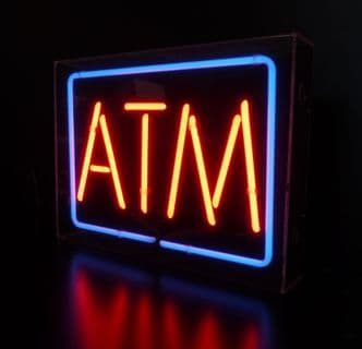ATM Neon Sign