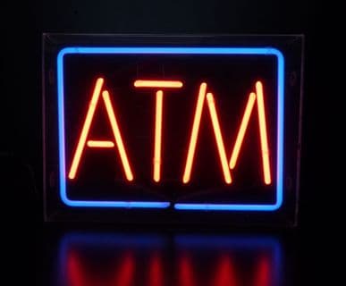ATM Neon Sign