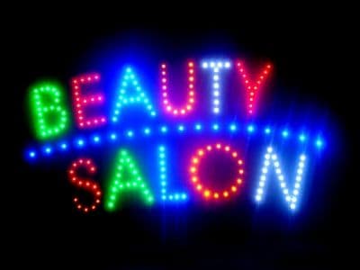Beauty Salon LED Sign