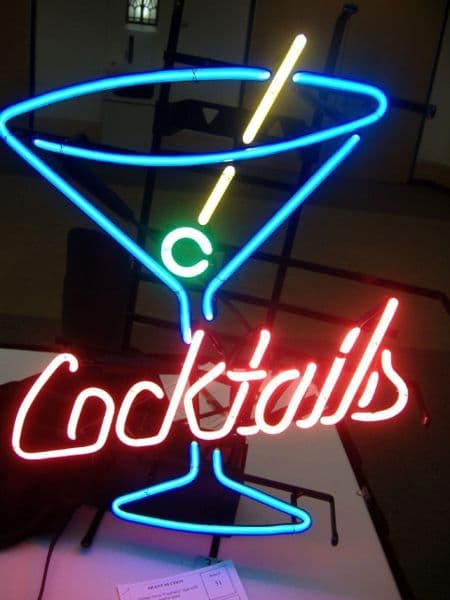 Cocktails Neon Sign