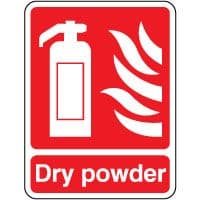 Fire Safety Sign - Fire Dry Powder 024