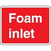 Fire safety sign - Fire Foam Inlet Text 087