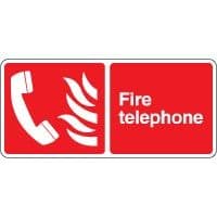 Fire safety sign - Fire Telephone 081