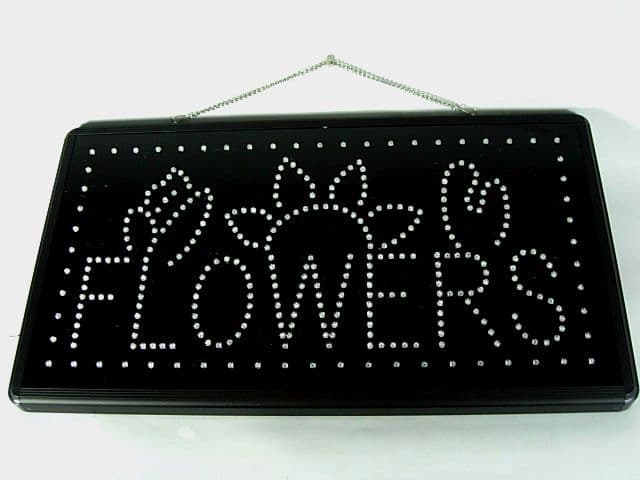 Flowers LED Sign