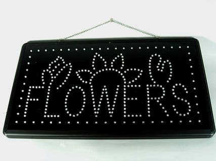 Flowers LED Sign