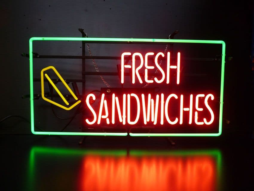 Fresh Sandwiches Neon Sign
