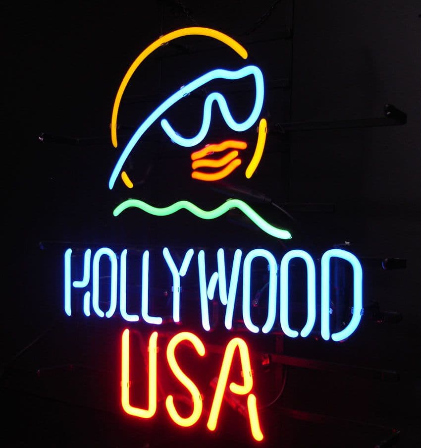 Hollywood Neon Sign