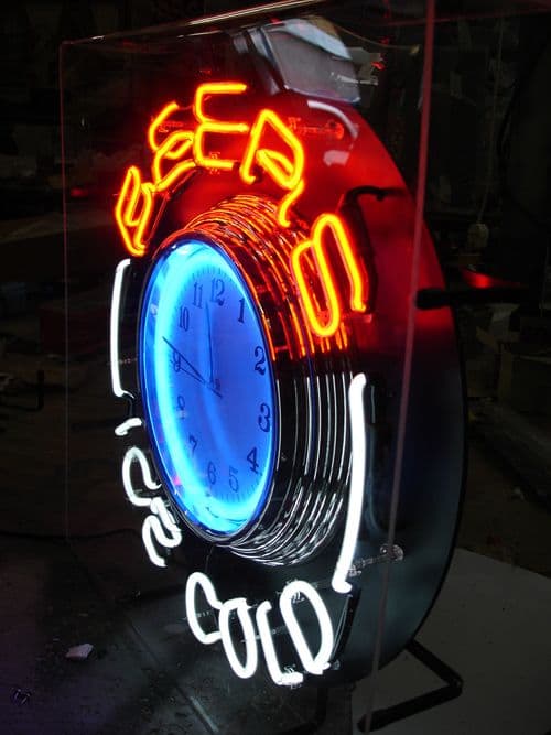 Ice Cold Beer Neon Sign