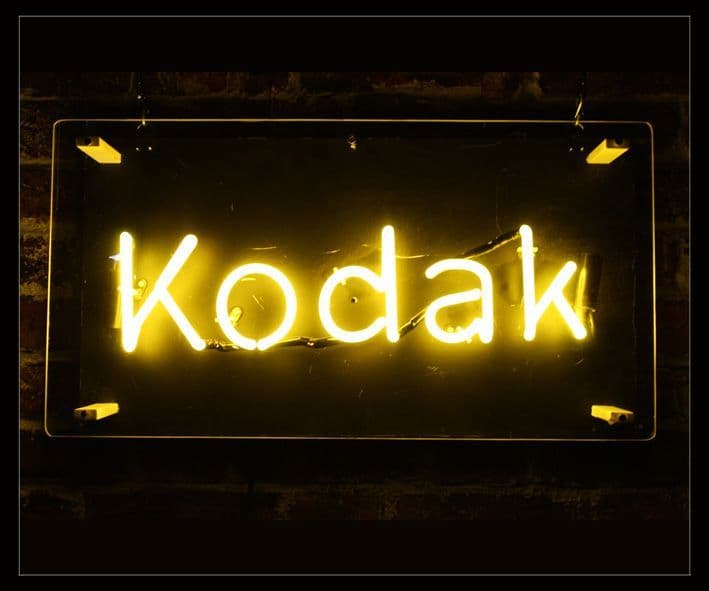Kodak Neon Sign