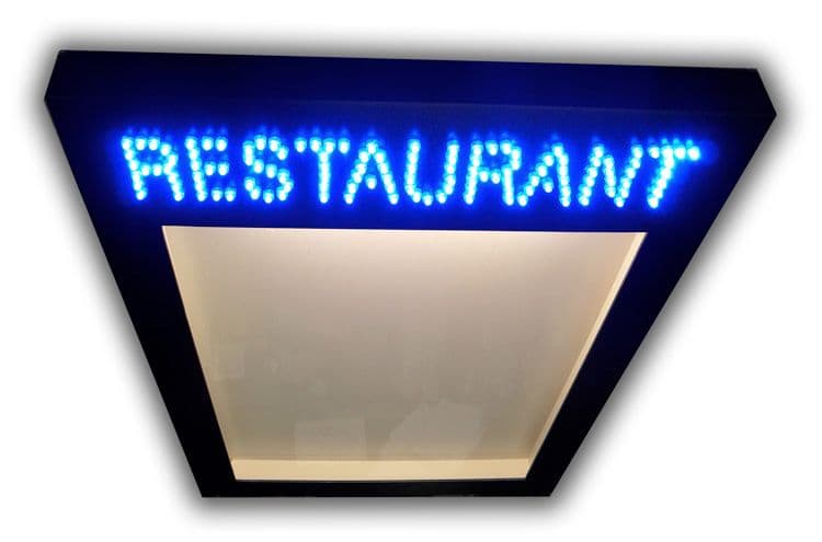 Menu Case LED Sign