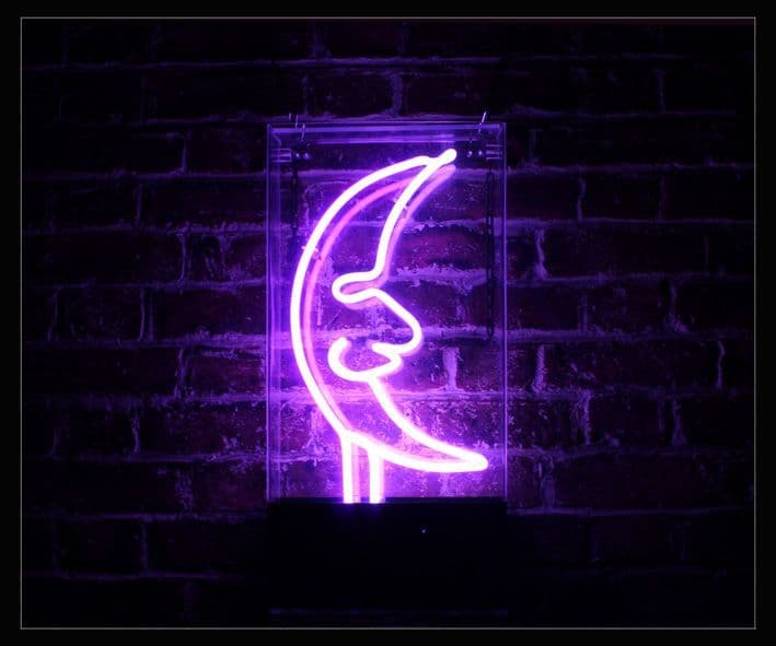 Moon Neon Sign