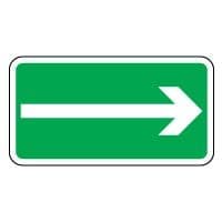 Safe Safety Sign - Arrow Right-Long 038