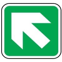 Safe Safety Sign - Safety Arrow Left 018