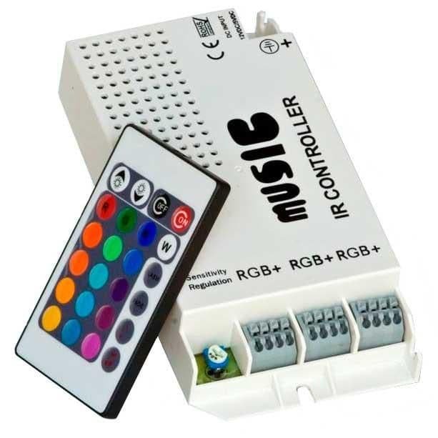 Sound Sensitive IR LED RGB Strip Controller