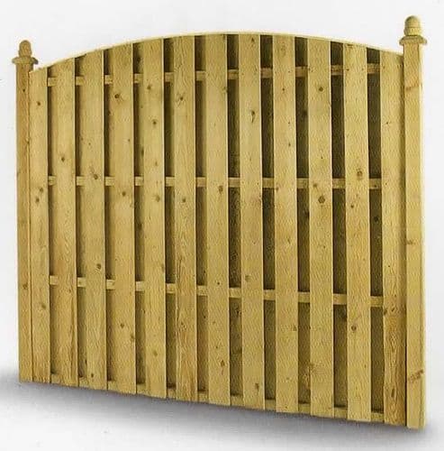 Hit and Miss Fencing Panel | Double Palisade Fence