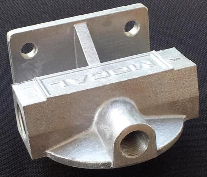 Mocal Remote Oil Filter Head Left to right 3/4 UNF filter thread 3/8 ...