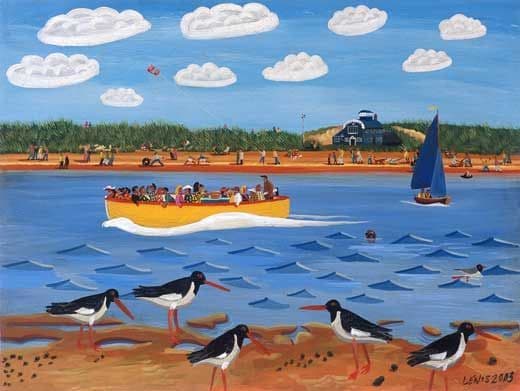 Bird Art Prints by Brian Lewis Seal Trip and Oystercatchers